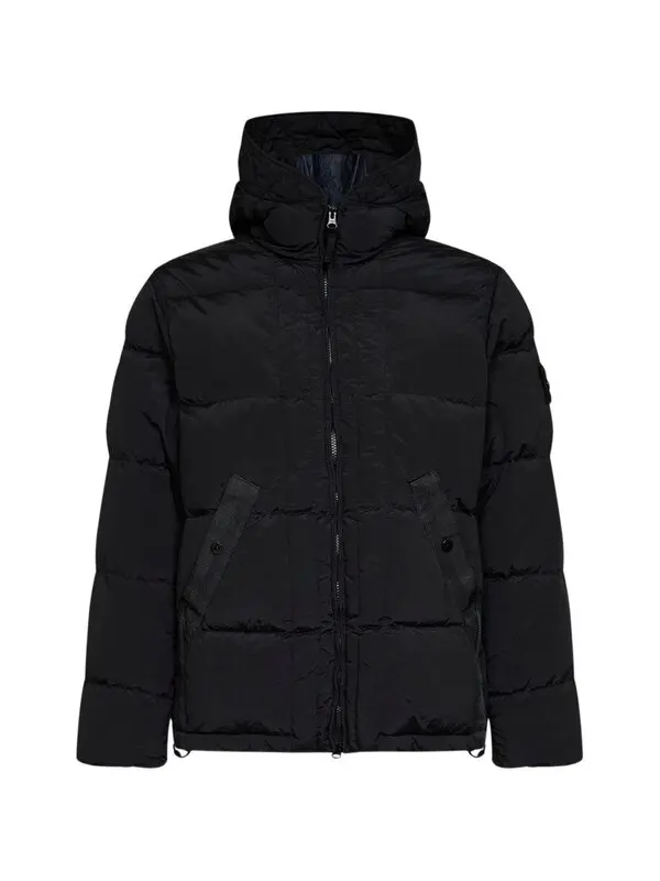 Stone Island Nylon Down Jacket - Black