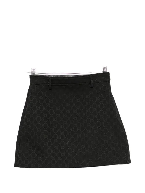 Gucci Gg Cotton Mini Skirt