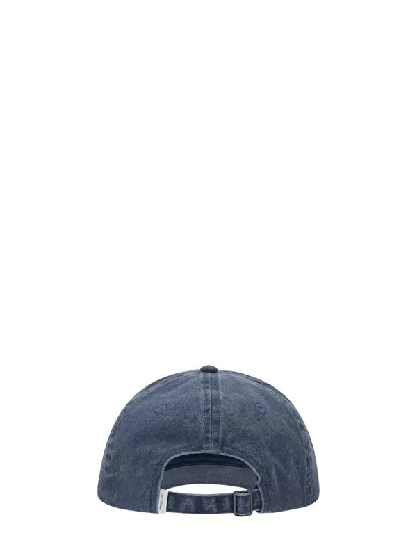 LES DEUX Collage Washed Soft Baseball Cap - Blue