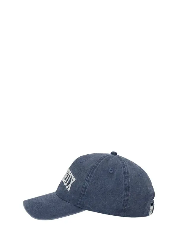 LES DEUX Collage Washed Soft Baseball Cap - Blue