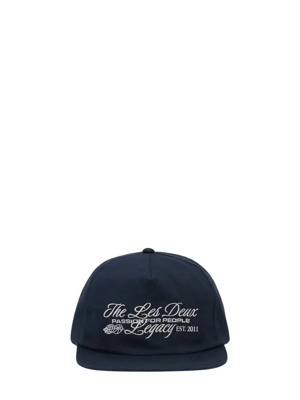 LES DEUX Legacy Letterman Cap - Blue