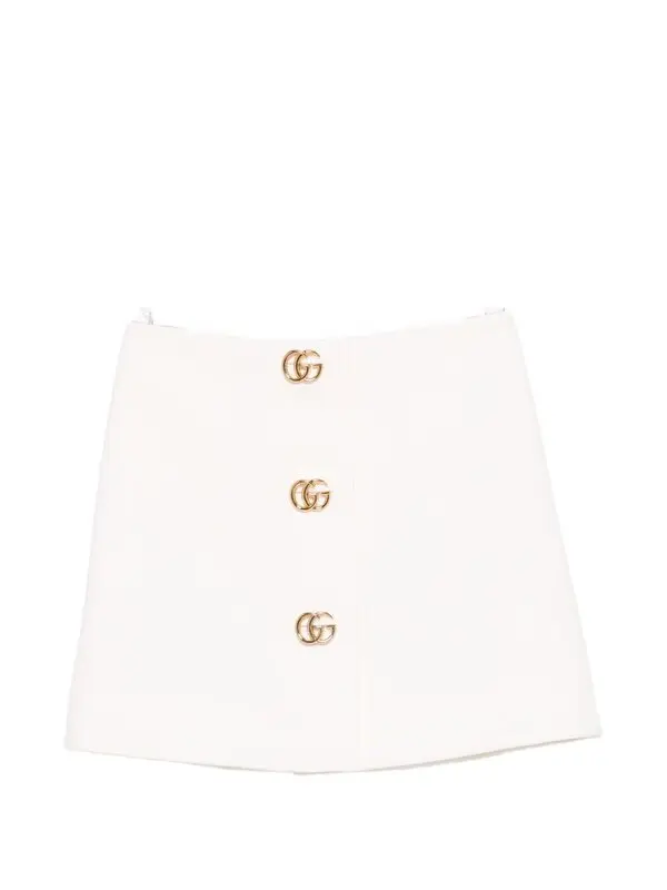 Gucci Wool Skirt - White