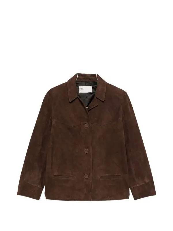 Tory Burch Leather Blazer Jacket