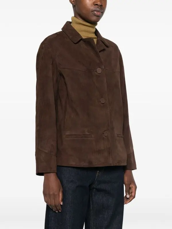 Tory Burch Leather Blazer Jacket