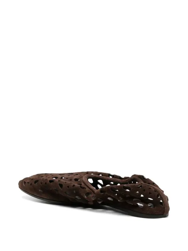 Alaïa Neo Vienne Slippers - Brown