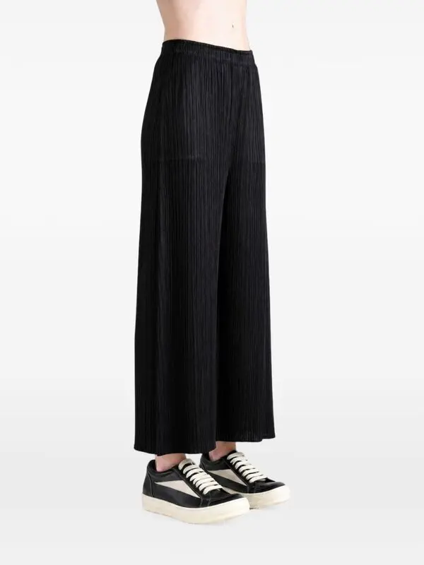 Issey Miyake Pleated Wide-leg Trousers
