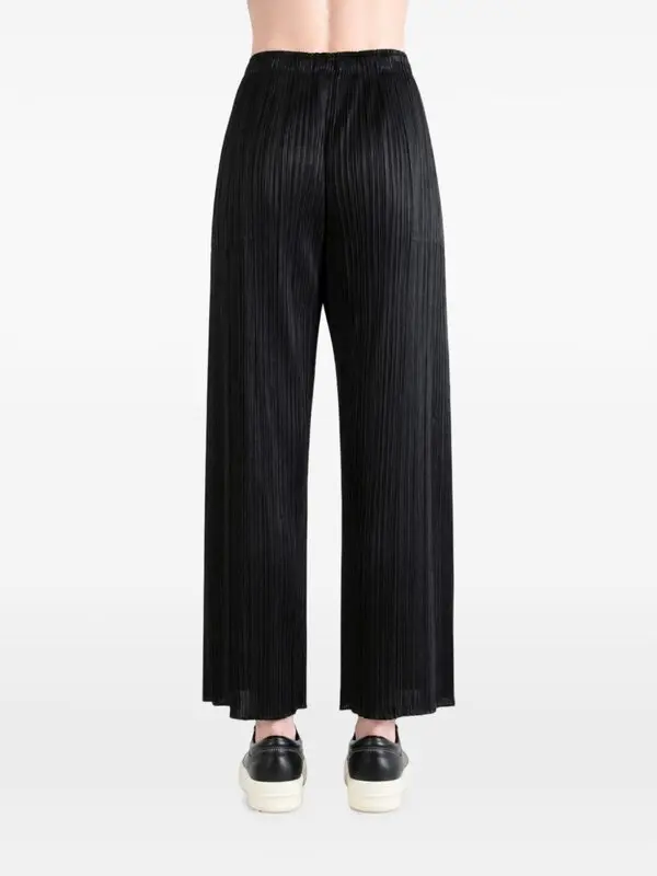 Issey Miyake Pleated Wide-leg Trousers