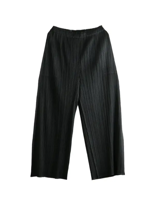 Issey Miyake Pleated Wide-leg Trousers