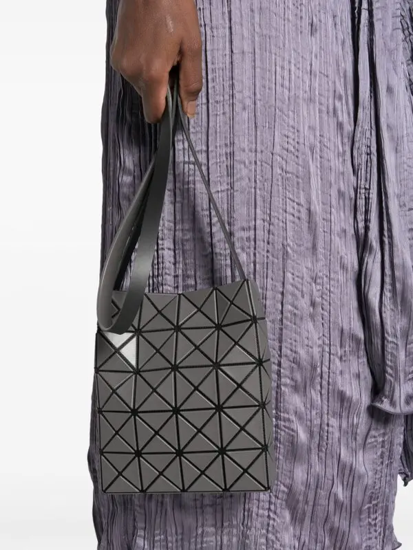 BAOBAO ISSEY MIYAKE Prism Matte Crossbody Bag - Grey