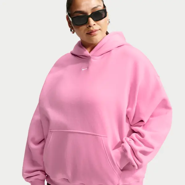 Nike Studio Fleece Medium Weight Oversized Pullover Hoodie