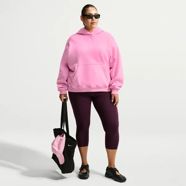 Nike Studio Fleece Medium Weight Oversized Pullover Hoodie