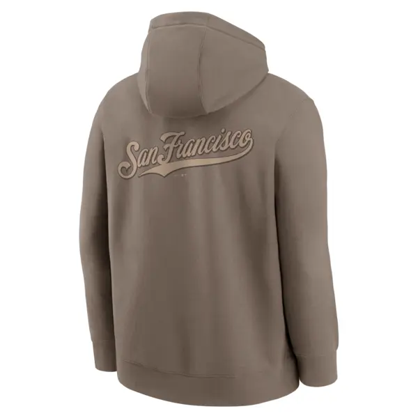 Nike San Francisco Giants Pullover Hoodie - Brown