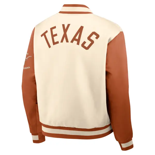 Nike Texas Legacy College Full-snap Bomber Jacket