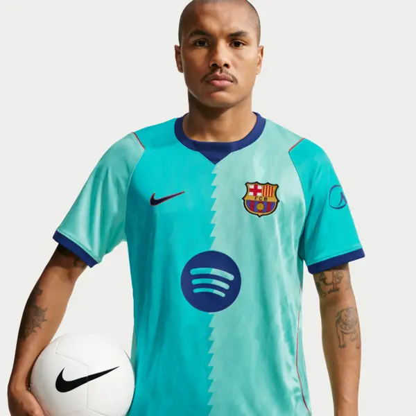 Nike Fc Barcelona 2026/27 Stadium Third Dri-fit Soccer Replica Jersey - Green