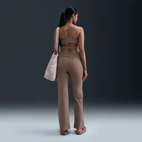 Nike Dri-fit High-waisted Fold-over Pants