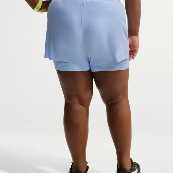 Nike Swift Dri-fit Mid-rise 2-in-1 Running Shorts - Blue