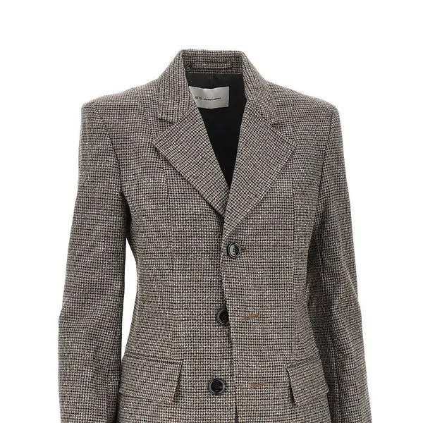 AMI Paris Houndstooth Single-breasted Jacket