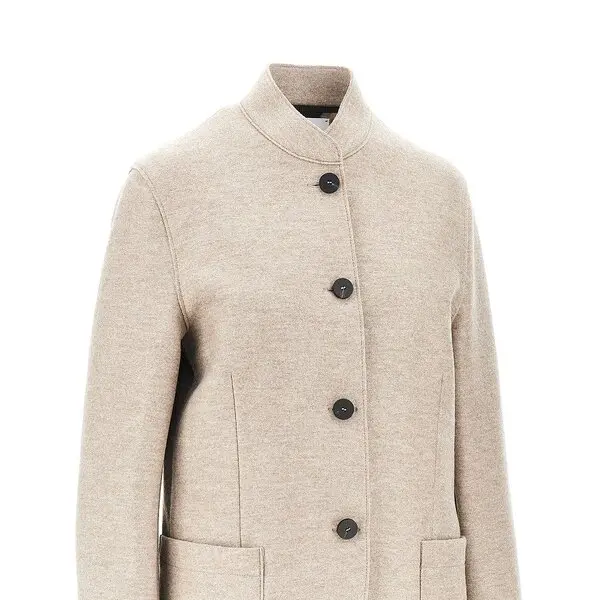 Harris Wharf London Pressed Wool Nehru Jacket