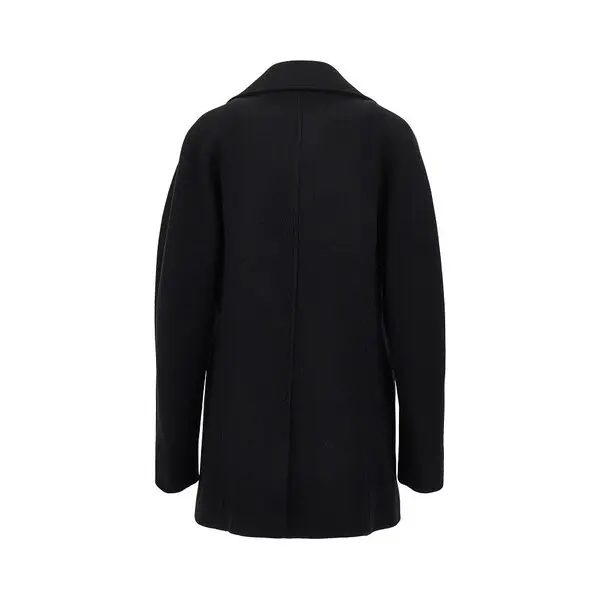 TOTEME Wool Blend Cocoon Fit Peacoat