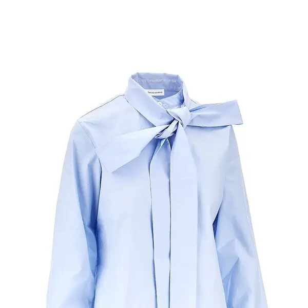 7 For All Mankind Cotton Poplin Shirt With Bow