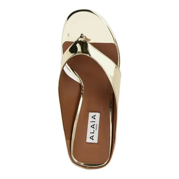Alaïa Cube' Thong Mules