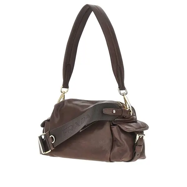 Prada Nappa Leather Explore Shoulder Bag