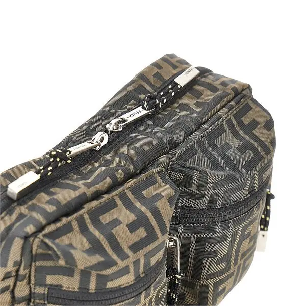 Fendi Superlight Ff Zucca Jacquard Technical Fabric Camera Case - Brown