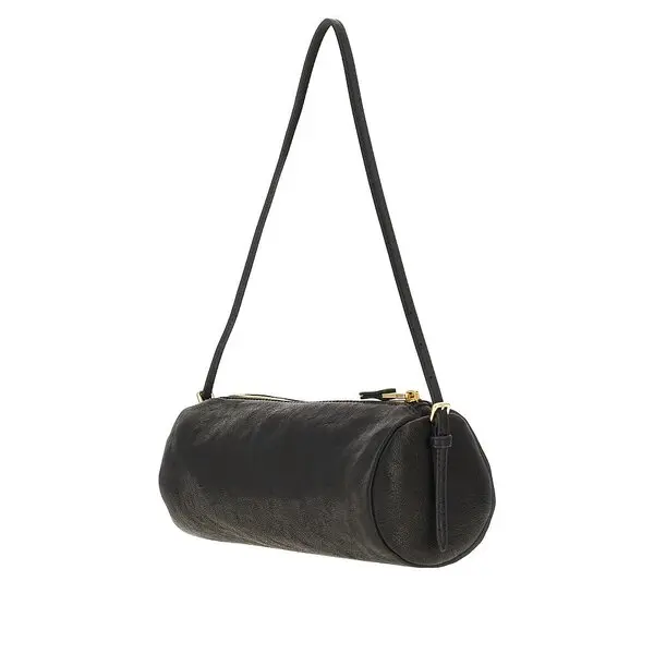 Miu Miu Nappa Leather Pouch With Strap - Black
