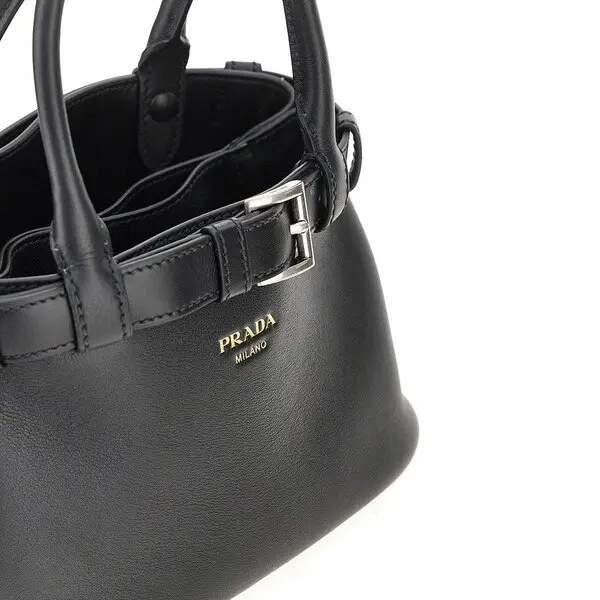Prada Leather Small Buckle Bag