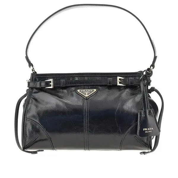 Prada Small Bonnie Top-handle Bag - Black