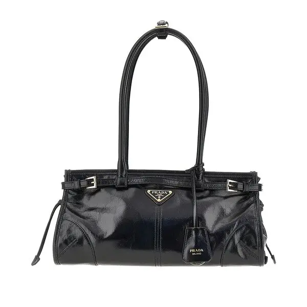 Prada Shiny Leather Medium Bonnie Bag