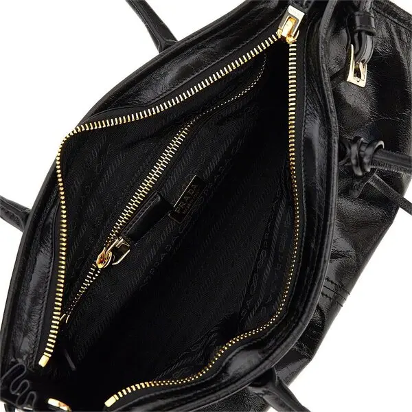 Prada Shiny Leather Medium Bonnie Bag