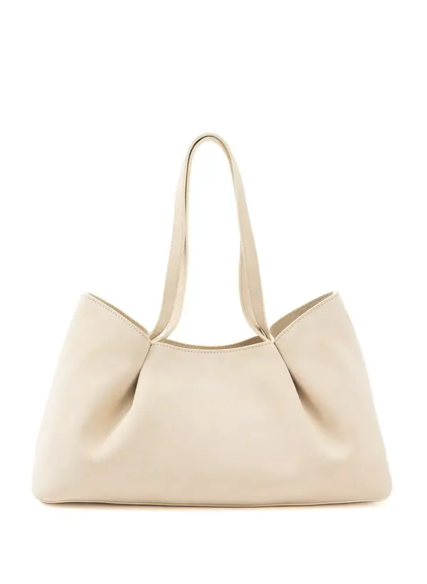 ELLEME Dimple Tote Suede - Sand