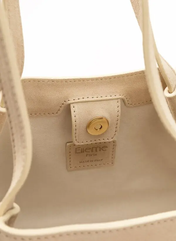 ELLEME Dimple Tote Suede - Sand