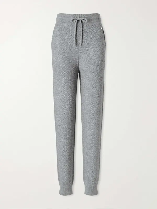 Victoria Beckham Wool And Cashmere-blend Track Pants