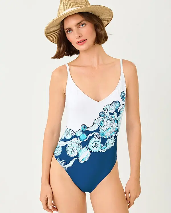 Lilly Pulitzer® Klynn One-piece Swimsuit - White