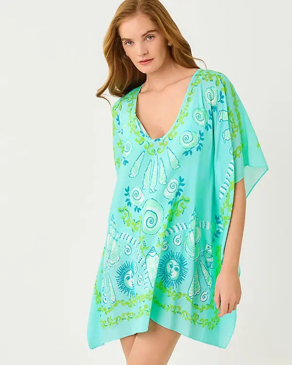 Lilly Pulitzer® Airsy Kaftan Cover-up - Blue