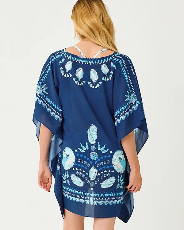 Lilly Pulitzer® Airsy Kaftan Cover-up - Navy