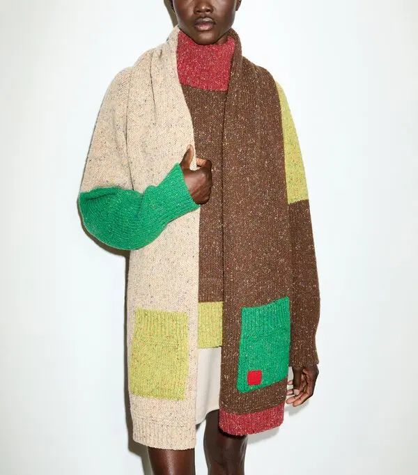 Max & Co. Wool Colour-block Scarf