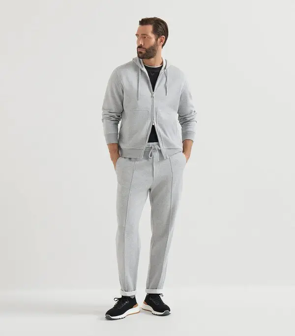 Brunello Cucinelli Cotton Knitted Sneakers