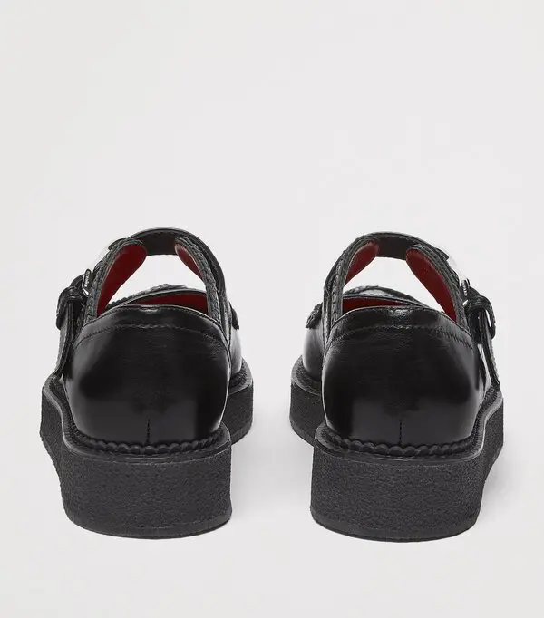 Alexander McQueen Calfskin Wishbone Creepers