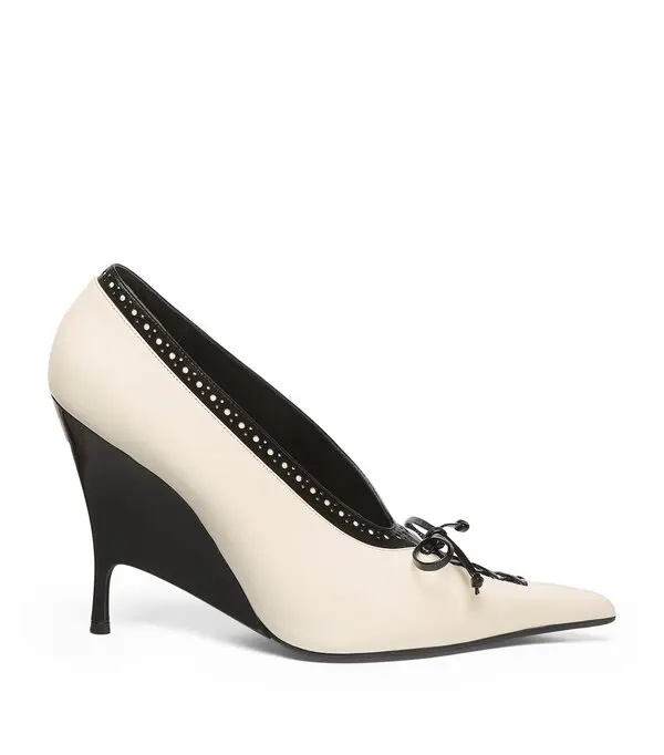 Alexander McQueen Leather Koko Pumps 105