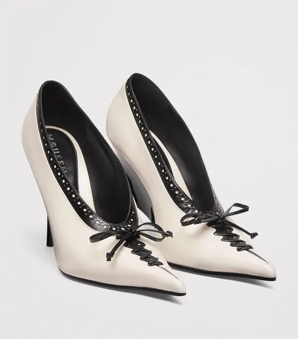 Alexander McQueen Leather Koko Pumps 105
