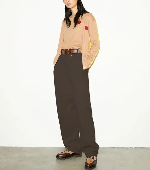 Max & Co. Cotton-cashmere Reversible Short-sleeve Sweater