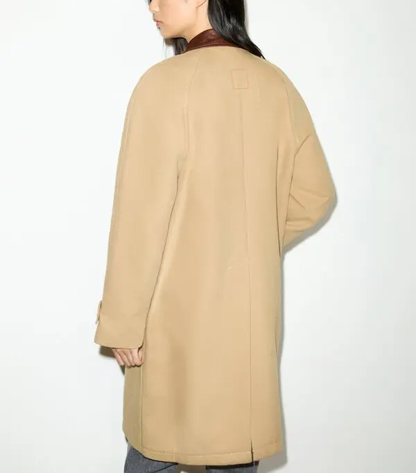 Max & Co. Contrast-collar Raincoat