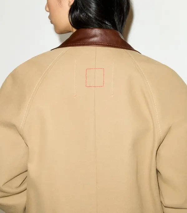 Max & Co. Contrast-collar Raincoat