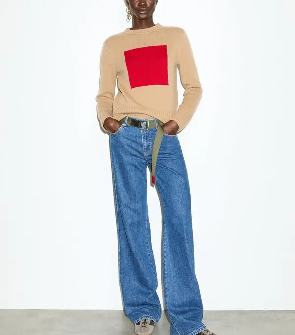 Max & Co. Wool-cashmere Square Sweater