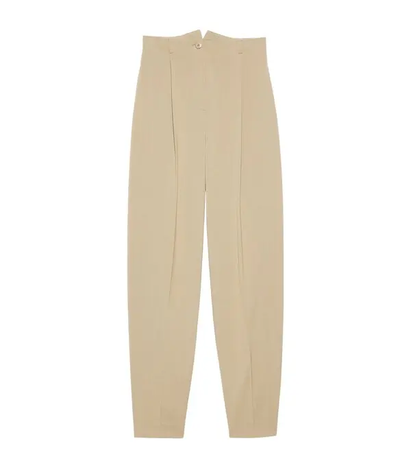 Max & Co. Pleated Barrel-leg Trousers
