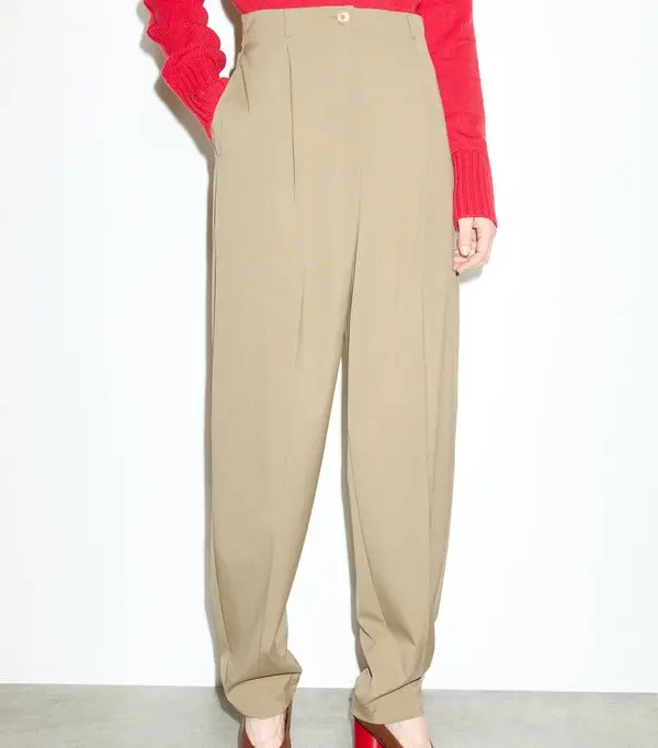 Max & Co. Pleated Barrel-leg Trousers