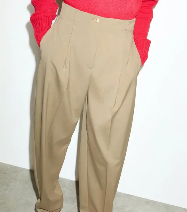 Max & Co. Pleated Barrel-leg Trousers